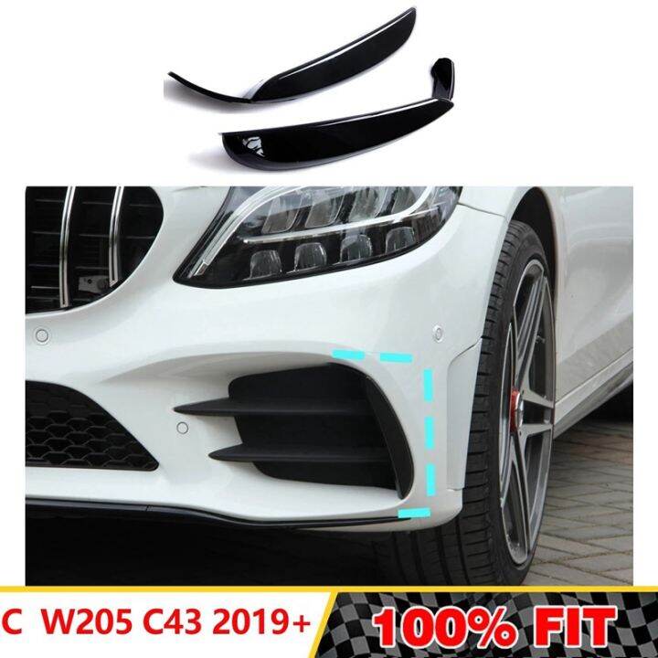 【Ready Stock&COD】Front Bumper Fog Light Splitter Canard Air Cover Trim ...