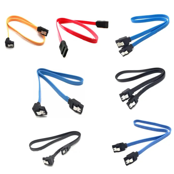 1PC 6Gb/S Sata 2.0/3.0 Ssd Serial Data Cable 8 Core Copper Flexible ...