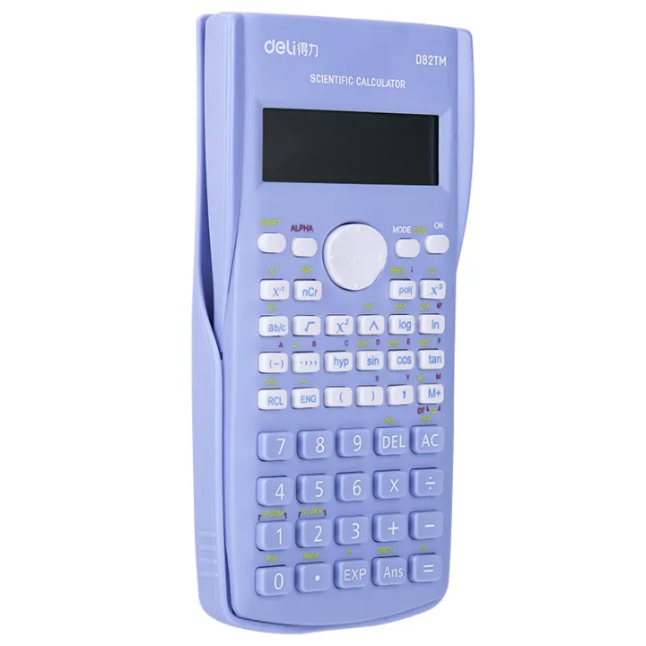 Deli D82tm/D82MS scientific calculator 12-bit functional finance for ...