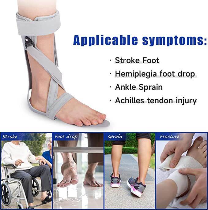 AFO Foot Drop Brace Ankle Foot Orthosis, for Foot Drop, Stroke ...