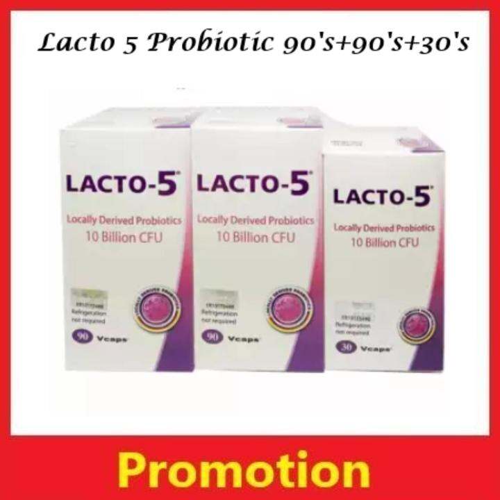 LACTO-5 PROBIOTICS 10 BILLION CFU (2+1) | Lazada