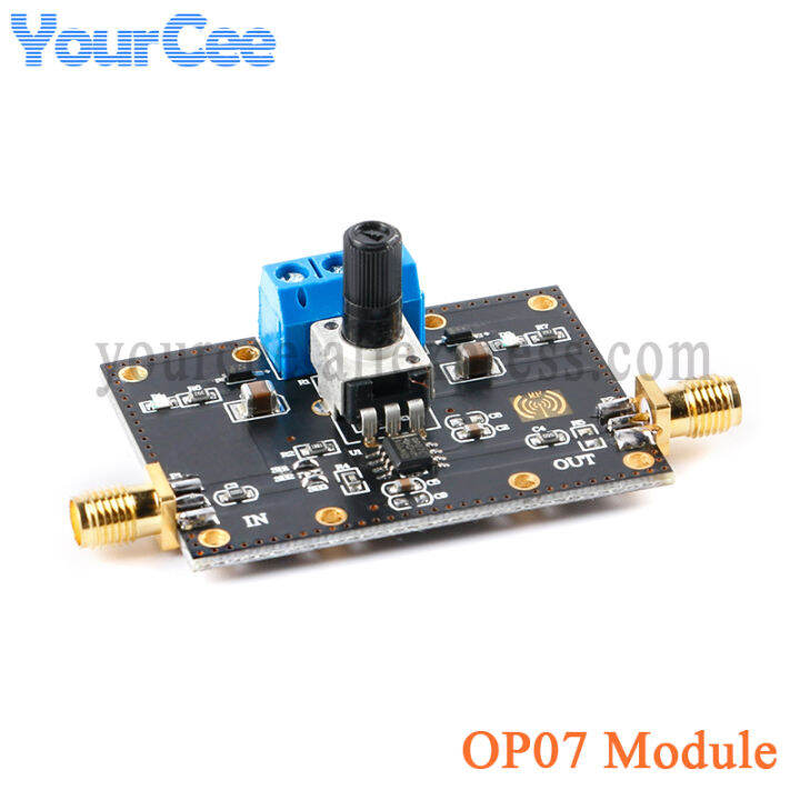 OP07 Module Single Low Deviation OP Amp Voltage Amplifier Signal Processing 1MHz Amplifier Board ...