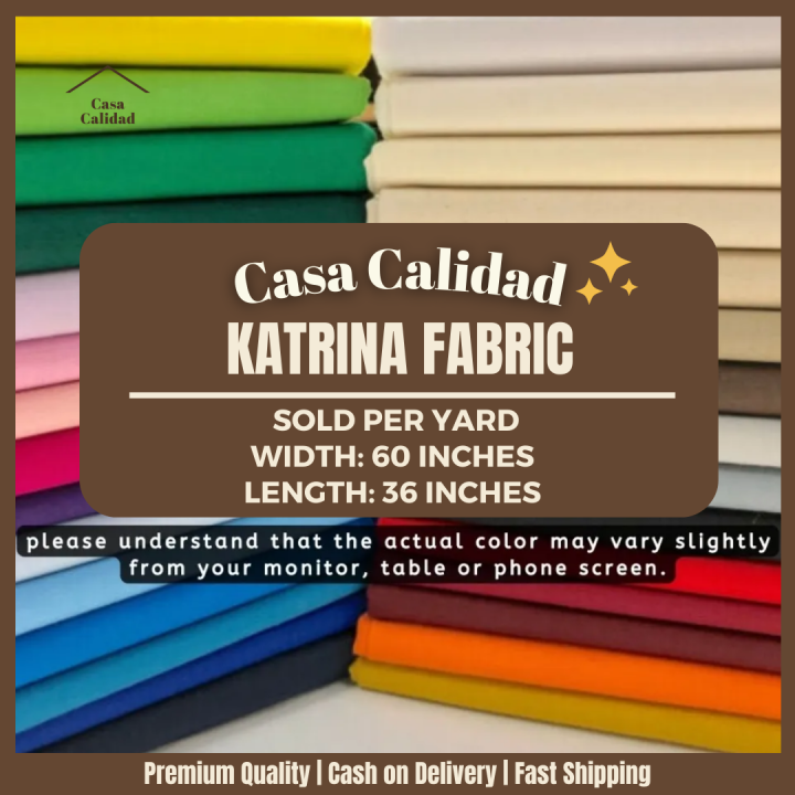 Casa Calidad - Tela Page 2 | Katrina Fabric | Plain Cloth | Sold Per ...