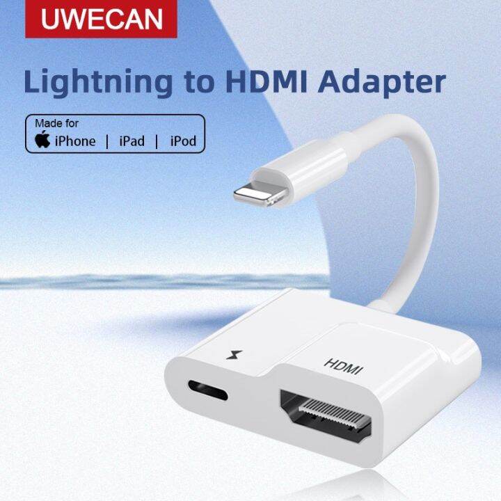 [A LIKE] Lightning iPhone to HDMI USB 3 OTG Digital AV Adapter/Cable ...