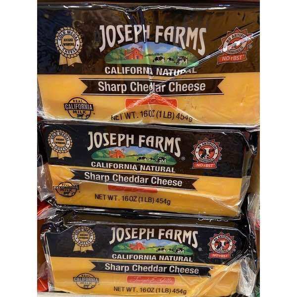 Joseph Farms Sharp Cheese 454g | Lazada PH