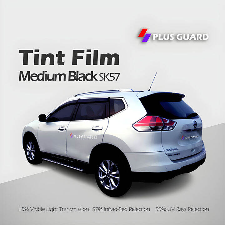 Medium Black SK15 Car Tint Films 15%VLT heat reject UV protect window ...