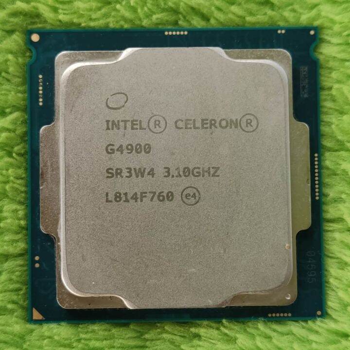 CPU: intel Celeron G4900 2c/2t Turbo 3.10GHz(ใส่บอร์ด1151V2เจน8-9 ...