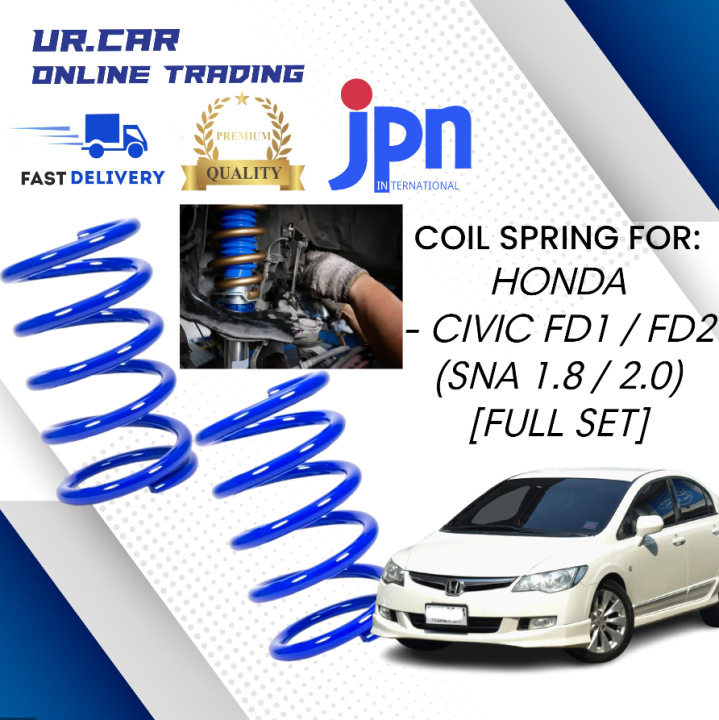JPN COIL SPRING HONDA CIVIC FD1 / FD2 (SNA 1.8 / 2.0) FULL SET (FRONT ...