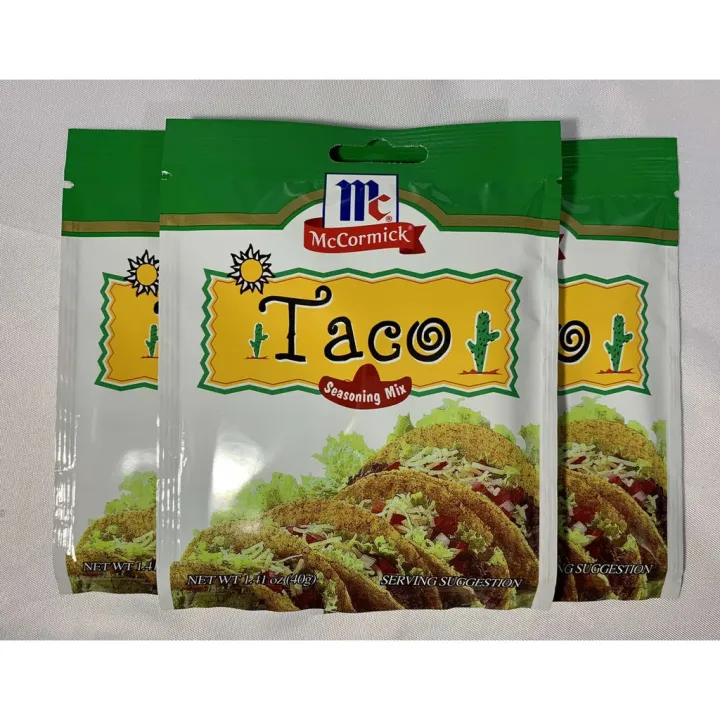 McCormick Taco Mix 40gX3pcs | Lazada PH
