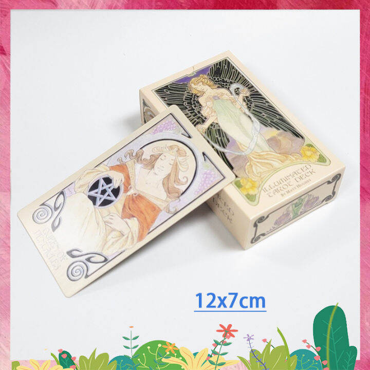 Illuminated Tarot Card | Big Size 12*7 cm | Fortune Telling Game ...