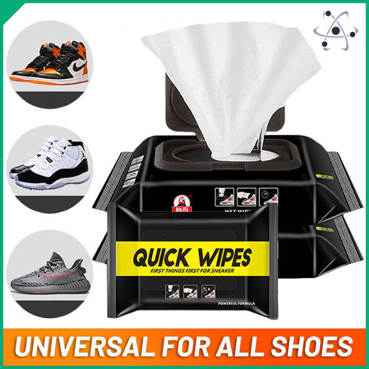 WASSUP Original Quick Whitening Wipe Shoes Wipes White Shoe Cleaning ...