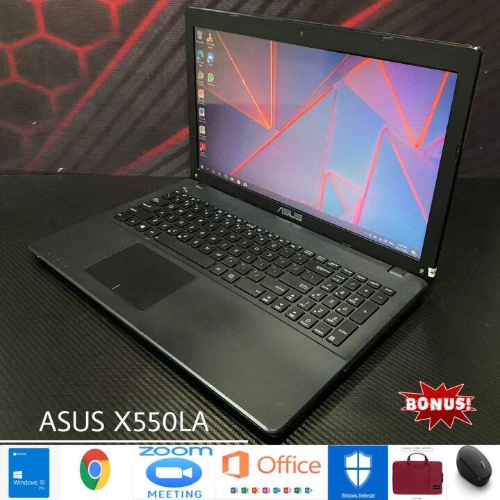 Laptop Asus X550LA Intel Core i5 gen 4 ram 4gb ssd 128gb | Lazada Indonesia