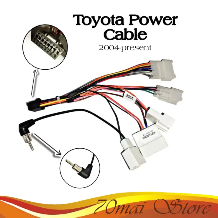 Toyota All Models 2004-present Cable Plug Harness Install Stereo Wiring ...