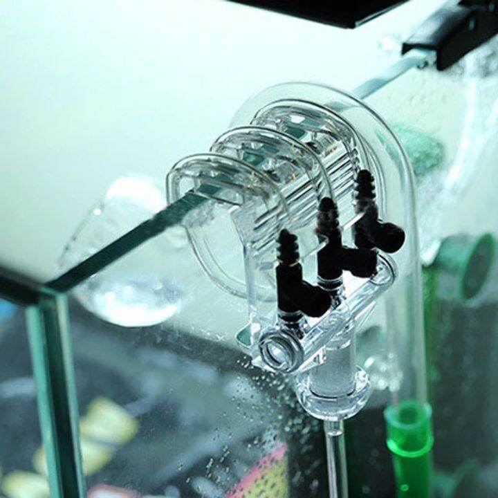 2/3/4 Way Aquarium Air Pump Splitter Fish Tank 3 in 1 Air Control Valve ...