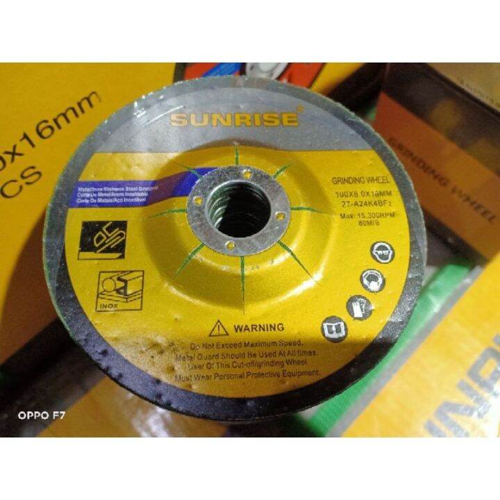 jin6068099284 Sunrise Grinding Disc Per Box 25 pcs for metal 4 100mm x ...