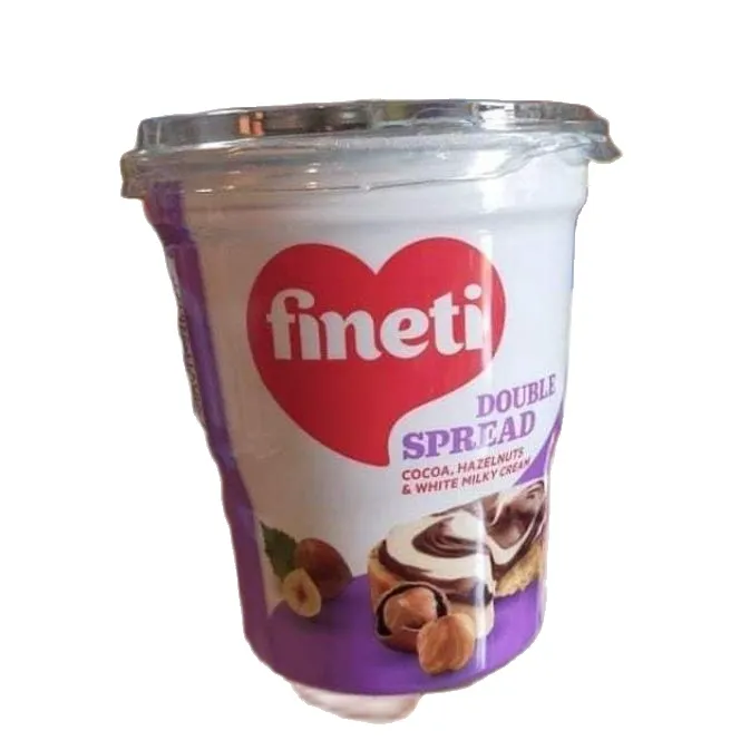 Fineti Double Spread Cocoa, Hazelnut, & White Milly Cream (400g ...