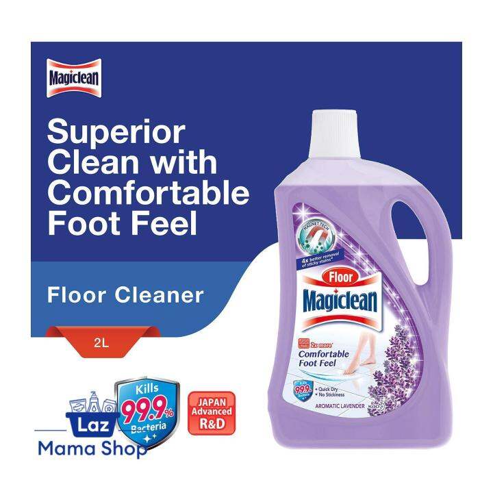 Magiclean Aromatic Lavender Floor Cleaner 2L (Laz Mama Shop) | Lazada ...