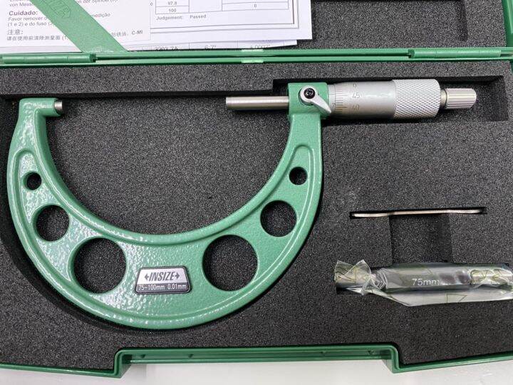 ไมโครมิเตอร์ วัดนอก INSIZE รุ่น : 3203-100A (*สินค้าใหม่ ภาพถ่ายจาก ...