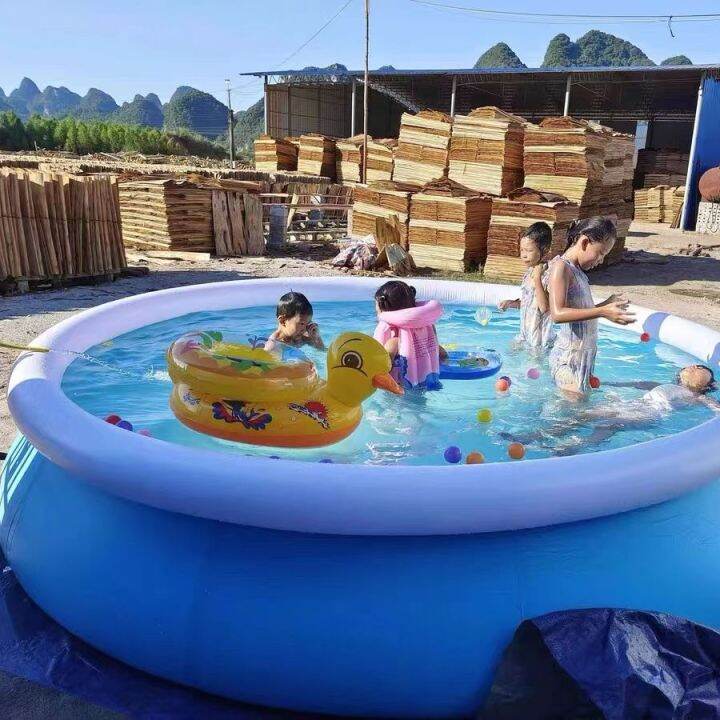 Bestway Round Inflatable Swimming Pool (3.66m x 76cm / 12' x 30") RAN ...