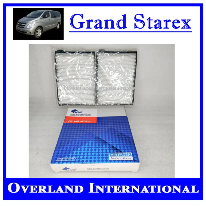 CABIN AIR FILTER AIRCON FILTER 2pcs/1set (19.5x12x2cm) Grand Starex, Y ...