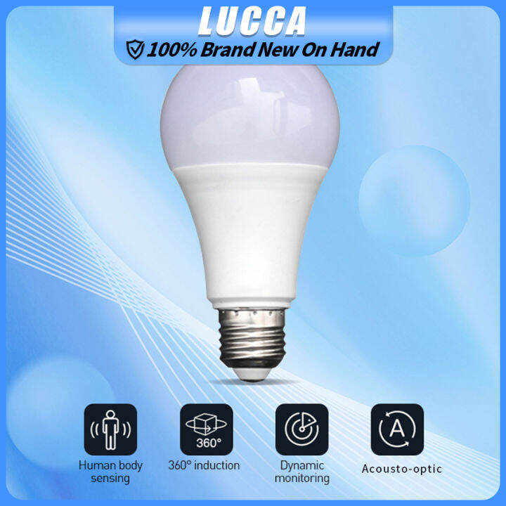 E27 5W/7W/9W/12W Radar Sensor Motion Bulb LED Sensor Bulb Home Parking ...