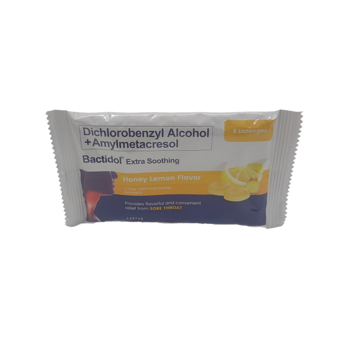 Bactidol Extra Soothing Honey Lemon Lozenges 8s | Lazada PH