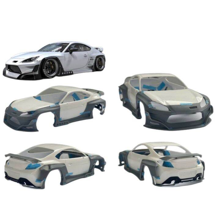 1/10 Rc Drift Car GR86 Pandem Clear Shell Body With Stickers 258Mm ...
