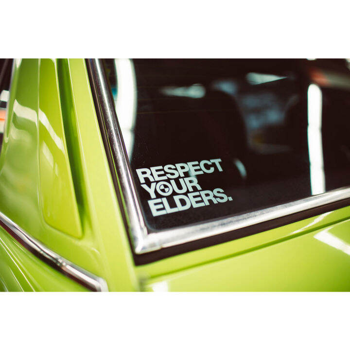 BMW Respect Your Elders Sticker / Decal (High Quality Sticker) | Lazada