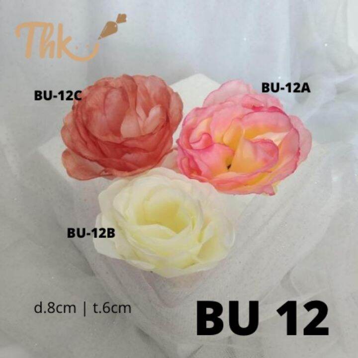 BU12 - Hiasan Kue Cake Topper Bunga Artificial Mawar Rose | Lazada Indonesia