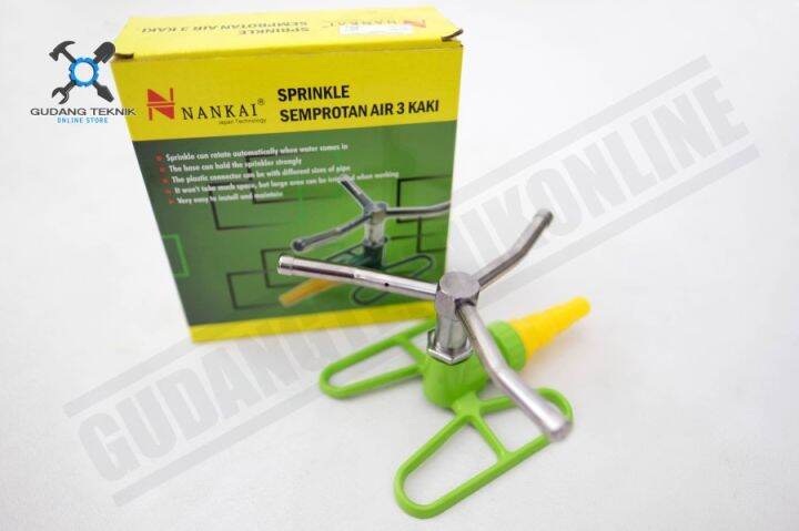 Semprotan Air 3 Kaki NANKAI / Sprinkle Air Siram Rumput Dan Taman ...