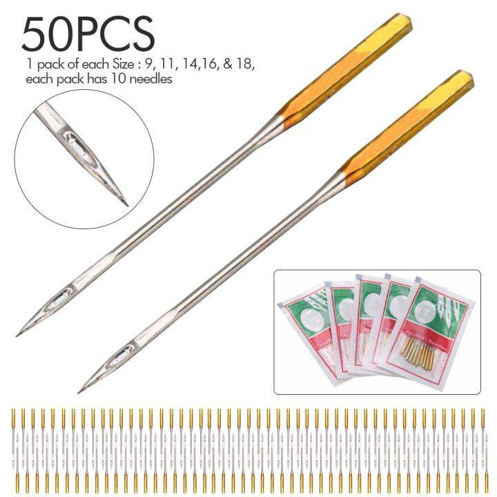 ZABOGA 50 Needles Singer Sewing Machine Needles | Lazada PH