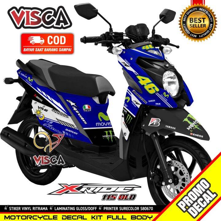 Decal X Ride 115 Full Body Stiker X Ride 115 Full Body Striping X Ride ...