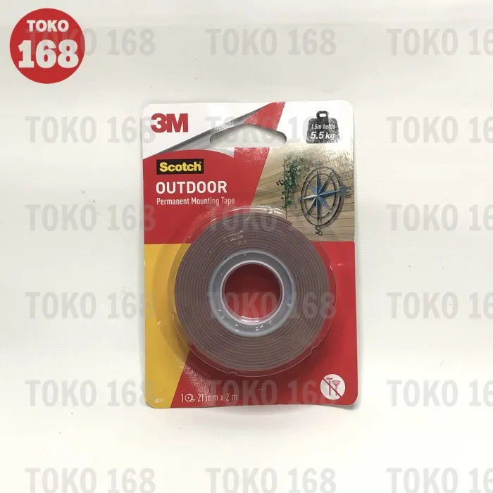 3M Scotch Mounting Tape Outdoor / Double Tape 4011 (PCS) | Lazada Indonesia