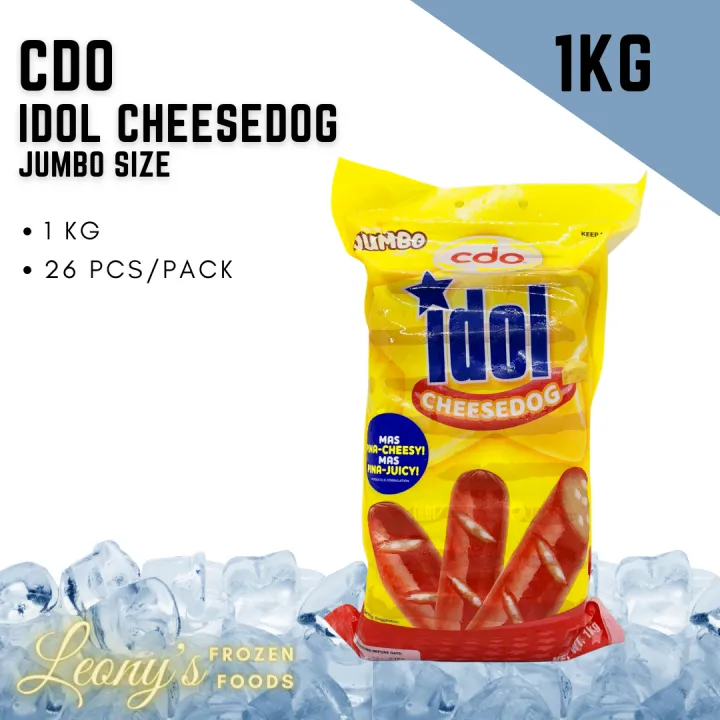 CDO Idol Cheesedog Jumbo Size 1k (26pcs) | Lazada PH