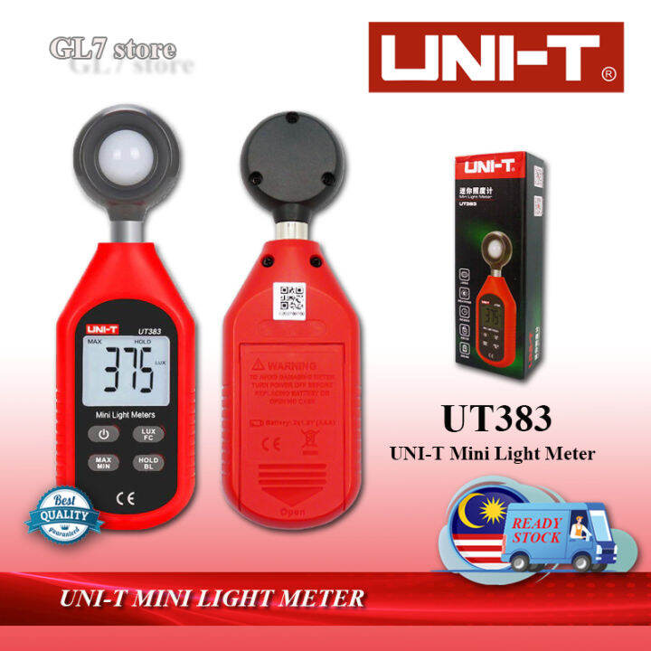 UNI-T MINI LIGHT METER / LUX METER UT383 | Lazada