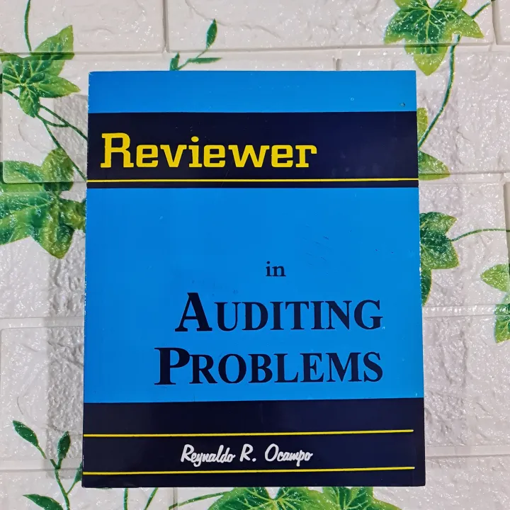 Reviewer in Auditing Problems 2010 edition By: Ocampo | Lazada PH