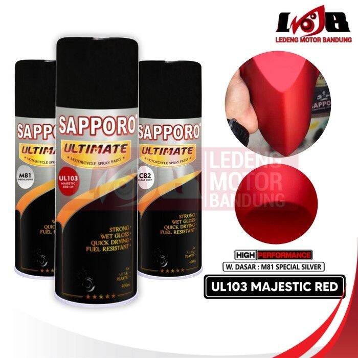Sapporo Ultimate UL103 Majestic Red HP Cat Semprot Aerosol Pilox Merah ...