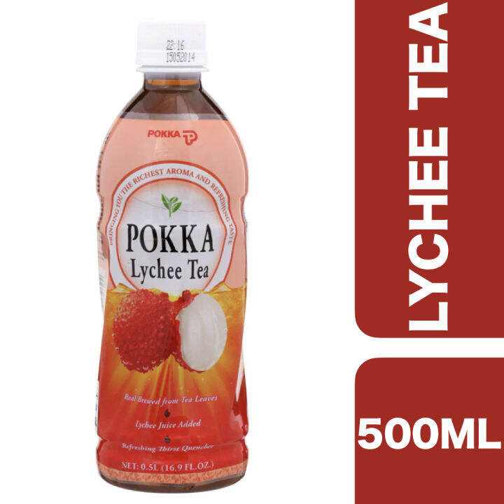 Pokka Lychee Black Tea 500ml++ พอดคาชาดำเครื่องดืมรสลิ้นจี่ 500มล ...
