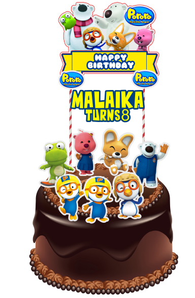 PORORO Cake Topper set | Lazada