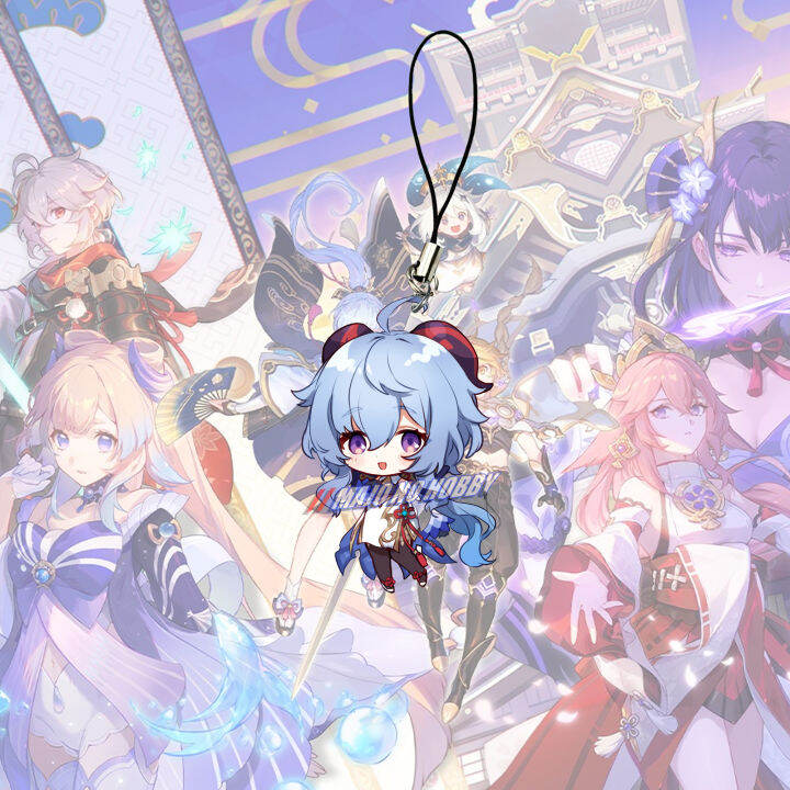 Strap HP Genshin Impact Ganyu - Ganci Anime - Key chain - Keychain ...