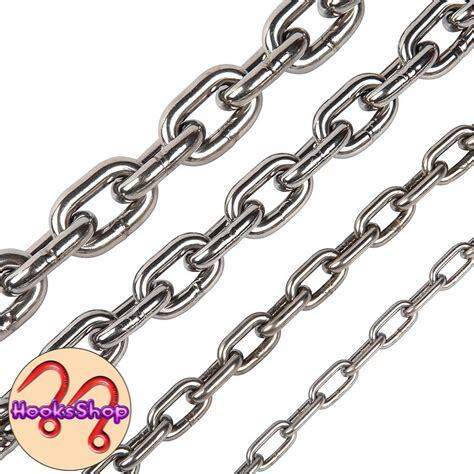 Hookshop 4mm Chain Stainless Steel 304 Stainless Steel Chain per meter ...
