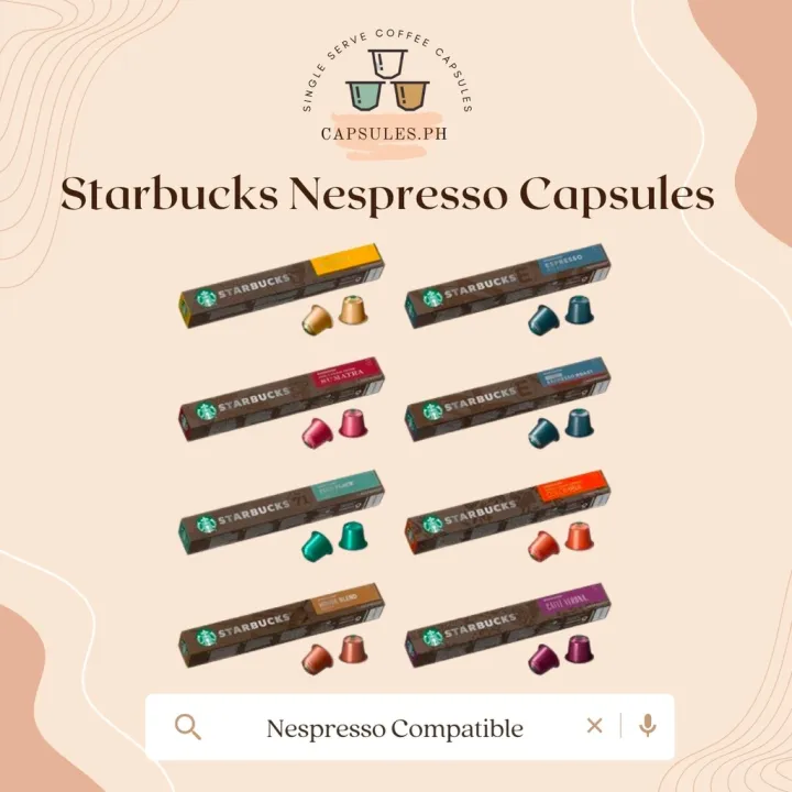 STARBUCKS Nespresso Compatible Coffee Capsules 10pk | Lazada PH