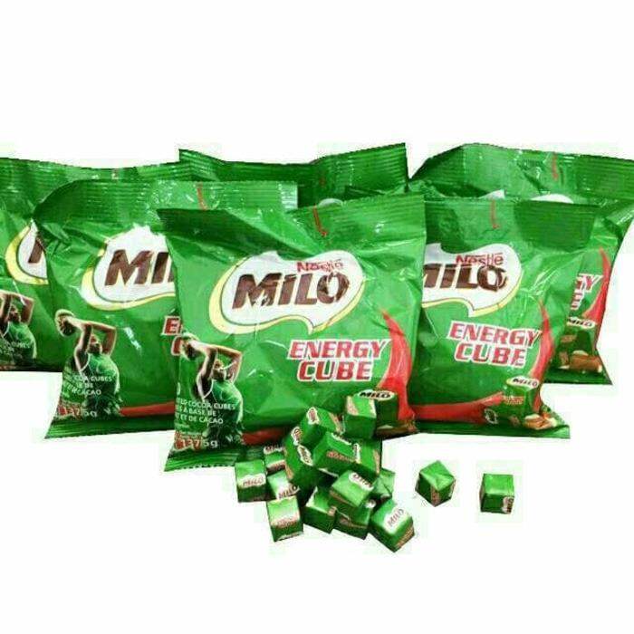 Permen Milo Nestle Energy Susu Cubes Bombon Coklat Isi 100 Import Best ...