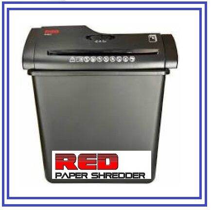 PAPER SHREDDER S100-C RED Paper Shredder Strip Cut Paper Shredder, Card ...