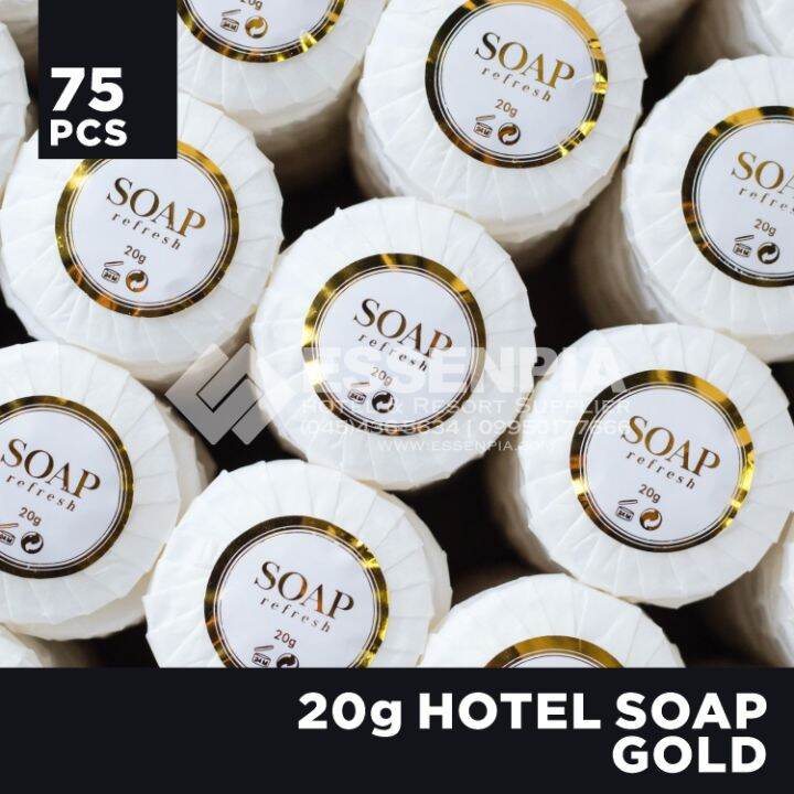 75 pcs 20 GRAMS SOAP - Hotel Disposable Mini Round Soap Hotel Soap ...