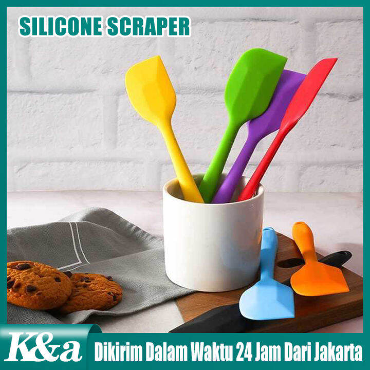 20/28CM Spatula Silikon Tahan Panas / Spatula Masak / Spatula Kue ...