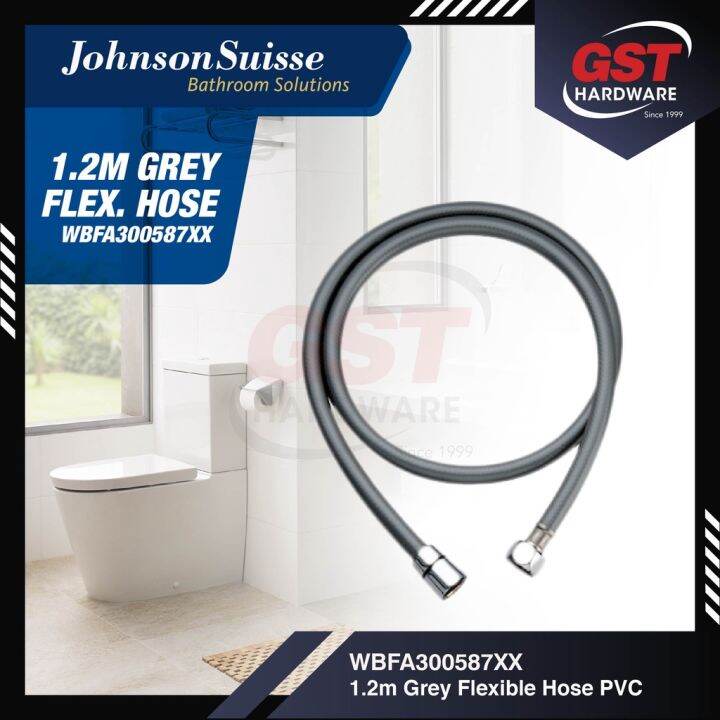 Johnson Suisse 1.2m Shower Hose PVC Hand Bidet Hose PVC Water Heater ...