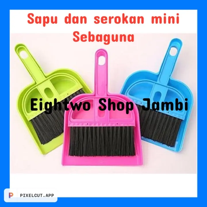 SAPU PENGKI MINI SET/ Serbaguna Sapu mini dustpan Set serokan/ SAPU ...