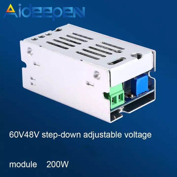 Aideepen 15A 200W DC-DC 8-60V TO 1-36V โมดูลทำงานแบบซิงค์ข้อมูลแบบ Step-Down | Lazada.co.th