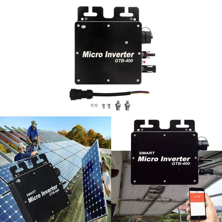 Useful Inverter 400W Black GTB-400 400W Inverter Output Solar Grid Tie ...